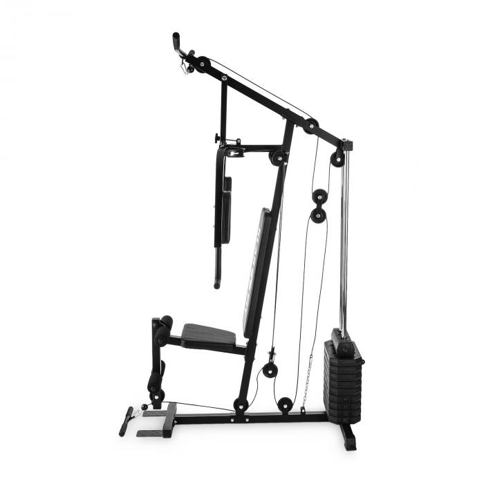Strongbase Máquina de Polia p/Ginásio em Casa 100 lb/45 kg Aço Preto ... Strongbase Máquina de Polia p/Ginásio em Casa 100 lb/45 kg Aço Preto ...