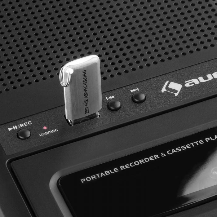 auna RQ-132USB Lecteur cassette portable dictaphone enregistreur micro USB auna RQ-132USB Lecteur cassette portable dictaphone enregistreur micro USB
